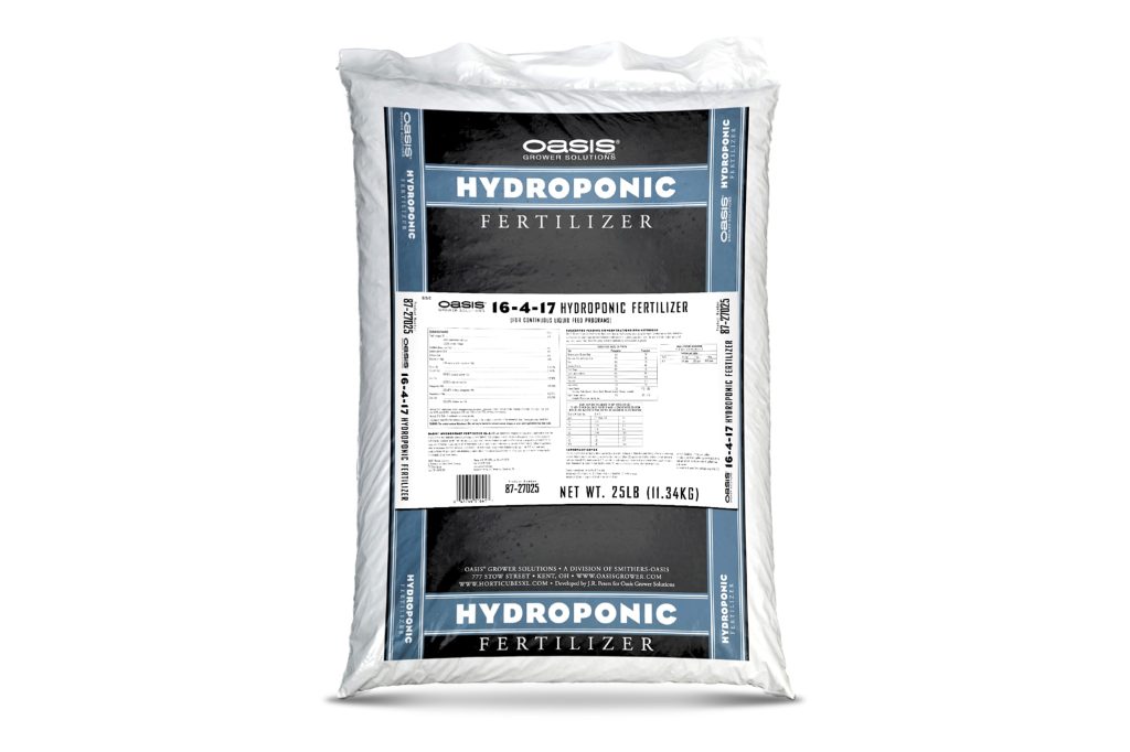 OASIS® Hydroponic Fertilizer 16-4-17 - Oasis Grower Solutions