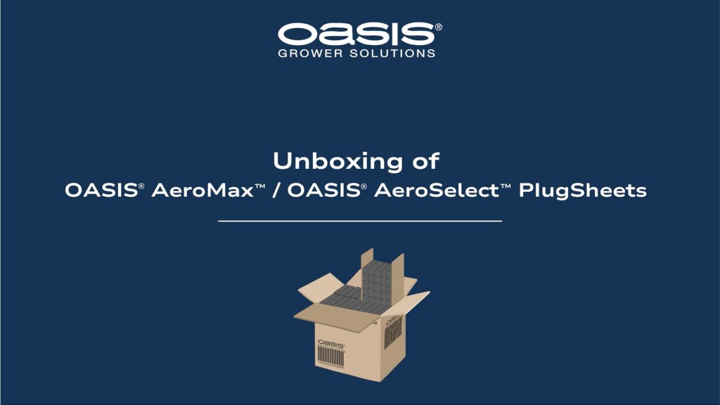 OASIS® AeroMax™ PlugSheet - Oasis Grower Solutions